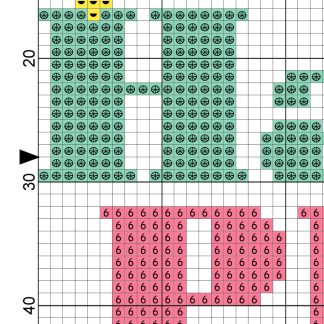 Happy Place Cross Stitch Pattern – Daily Cross Stitch