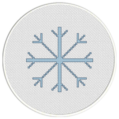 Snowflake Cross Stitch Pattern – Daily Cross Stitch