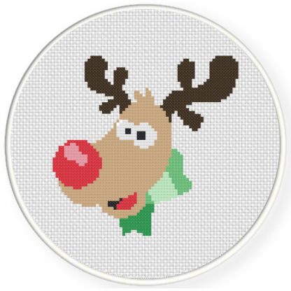 Charts Club Members Only: Rudolph Cross Stitch Pattern – Daily Cross Stitch