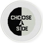 Choose A Side Cross Stitch Pattern – Daily Cross Stitch