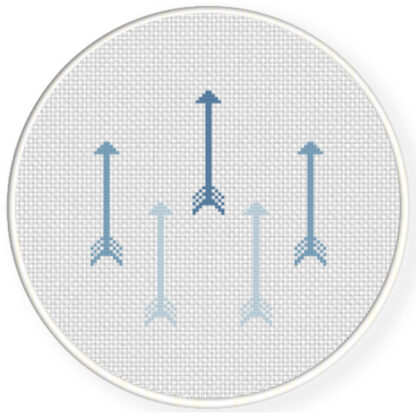 Fading Arrows Cross Stitch Pattern – Daily Cross Stitch