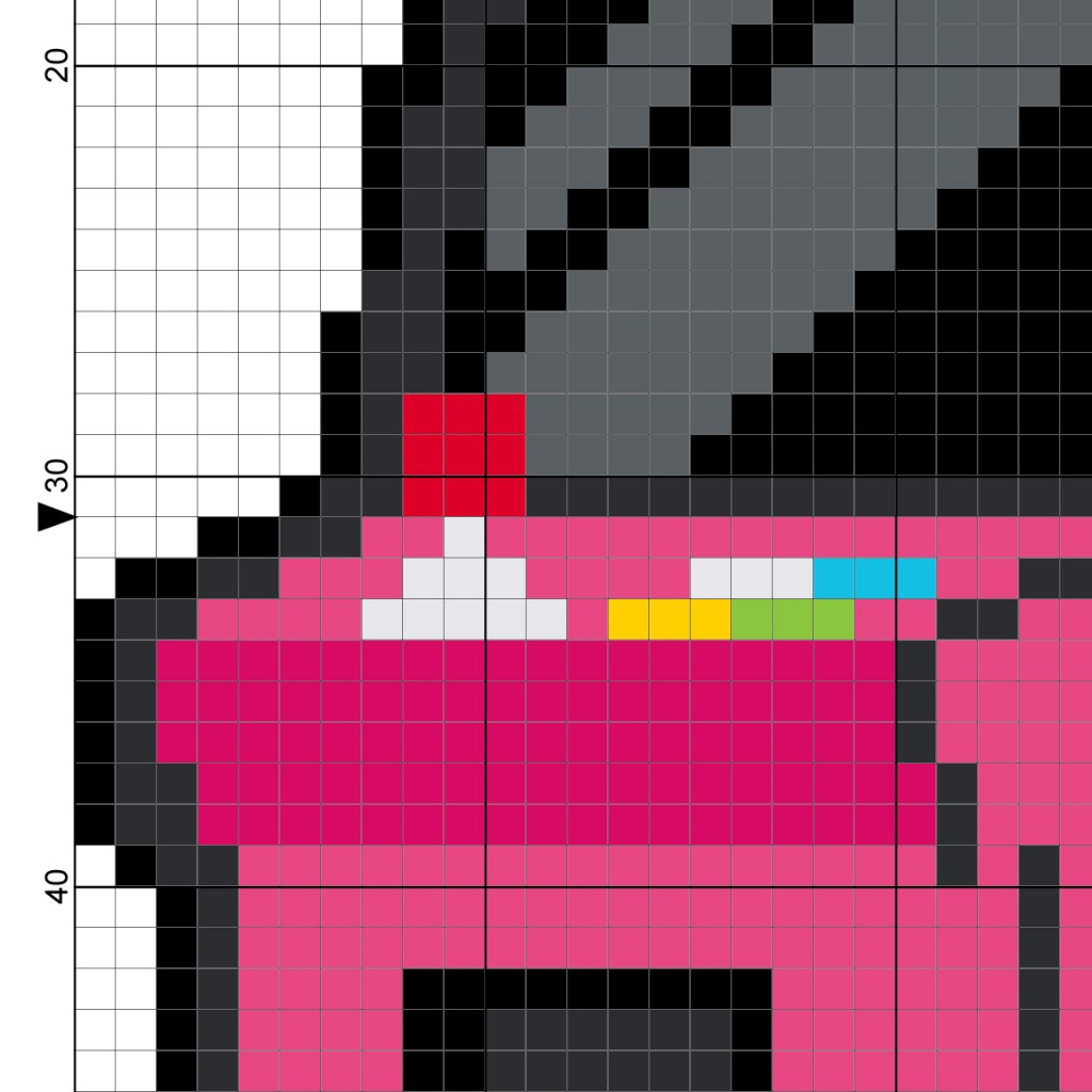 Charts Club Members Only: Arcade Cabinet Cross Stitch Pattern – Daily ...