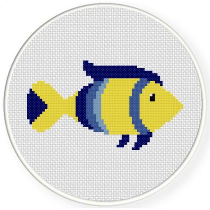 Charts Club Members Only: Fish Cross Stitch Pattern – Daily Cross Stitch