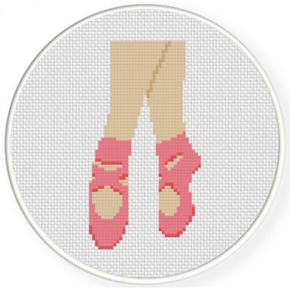 Charts Club Members Only: Ballet Shoes Cross Stitch Pattern – Daily ...