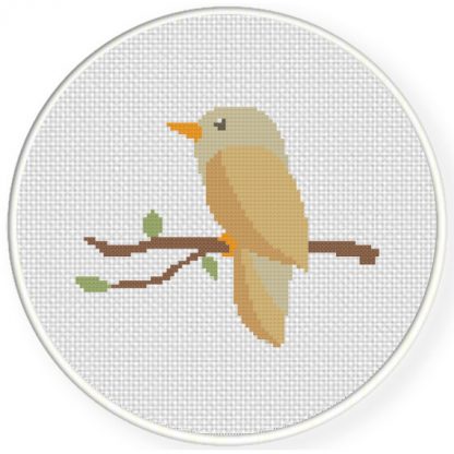 Bird on a Tree Cross Stitch Pattern – Daily Cross Stitch