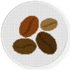 Charts Club Members Only: Coffee Beans Cross Stitch Pattern – Daily ...