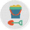 Sand Bucket And Shovel Cross Stitch Pattern – Daily Cross Stitch