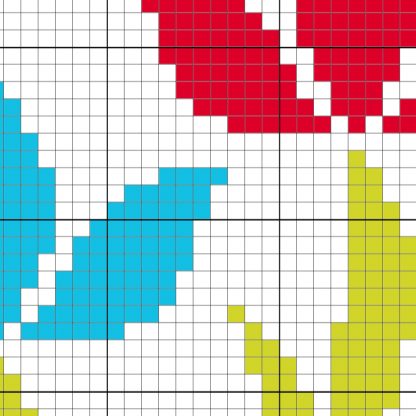 Charts Club Members Only: Simple Flower Swirls Cross Stitch Pattern ...