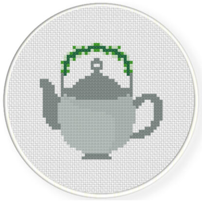 Tea Pot Cross Stitch Pattern – Daily Cross Stitch