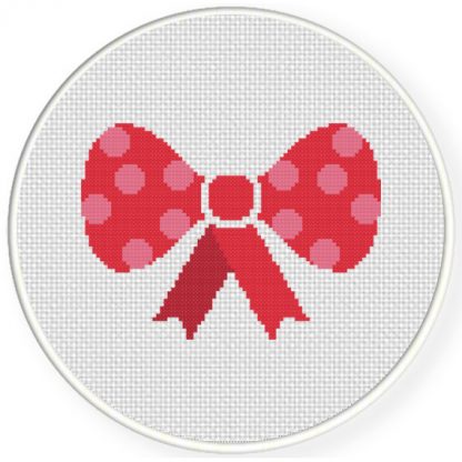 Big Bow Cross Stitch Pattern – Daily Cross Stitch