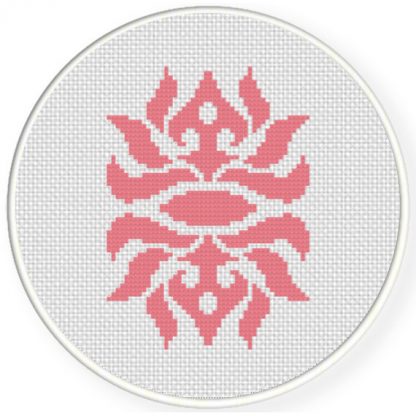 Damask Swirls Cross Stitch Pattern – Daily Cross Stitch