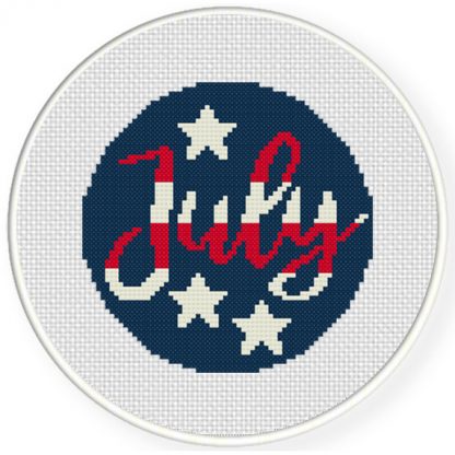 Charts Club Members Only: July Cross Stitch Pattern – Daily Cross Stitch