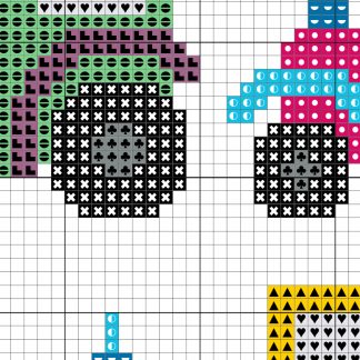 Small Tractors Cross Stitch Pattern – Daily Cross Stitch