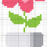Flower Pipe Cross Stitch Pattern – Daily Cross Stitch