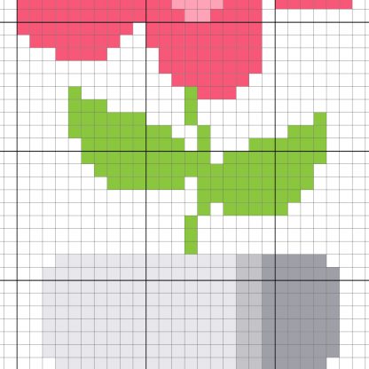 Flower Pipe Cross Stitch Pattern – Daily Cross Stitch