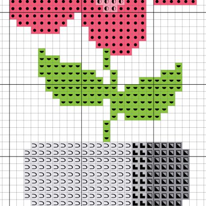 Flower Pipe Cross Stitch Pattern – Daily Cross Stitch