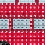 Double Decker Bus Cross Stitch Pattern – Daily Cross Stitch