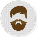 Hipster Man Cross Stitch Pattern – Daily Cross Stitch