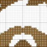 Hipster Man Cross Stitch Pattern – Daily Cross Stitch