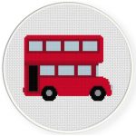Double Decker Bus Stitch Pattern – Daily Cross Stitch