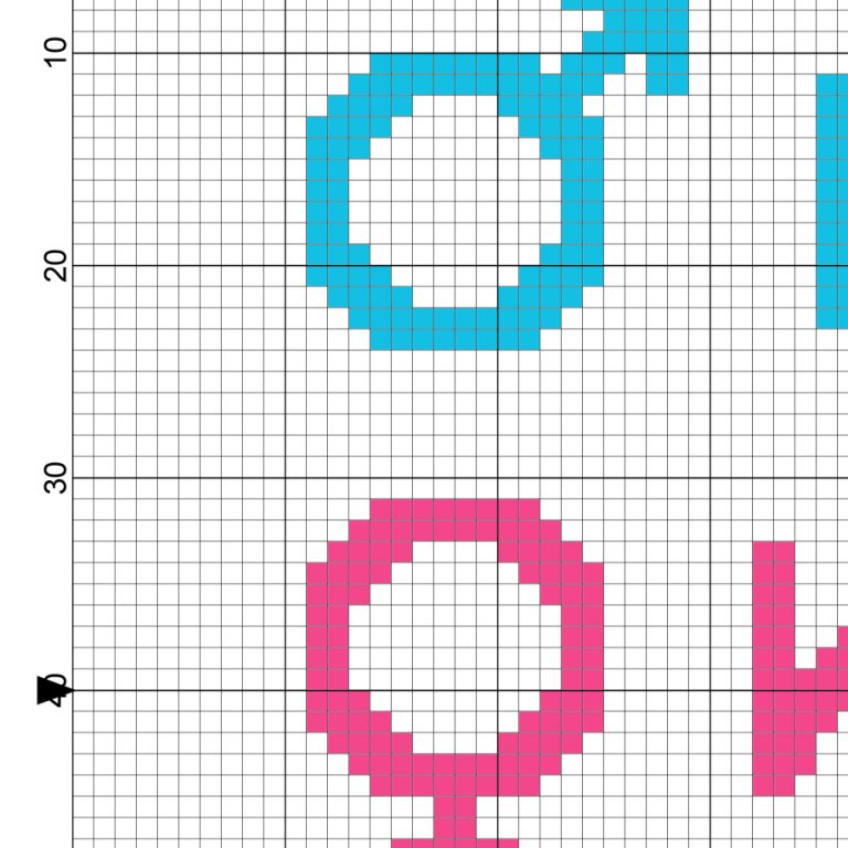 Man Woman Geek Cross Stitch Pattern – Daily Cross Stitch