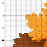 Autumn Maple Leaves Cross Stitch Pattern – Daily Cross Stitch