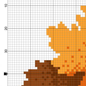 Autumn Maple Leaves Cross Stitch Pattern – Daily Cross Stitch