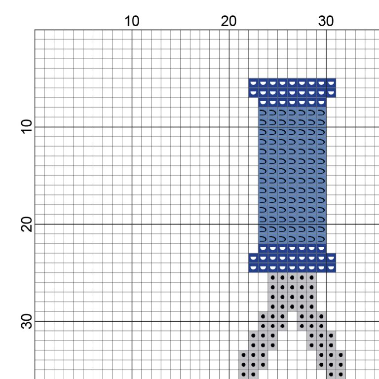 Tennis Rackets Cross Stitch Pattern – Daily Cross Stitch
