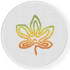 Gradient Autumn Leaf Cross Stitch Pattern – Daily Cross Stitch