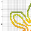 Gradient Autumn Leaf Cross Stitch Pattern – Daily Cross Stitch