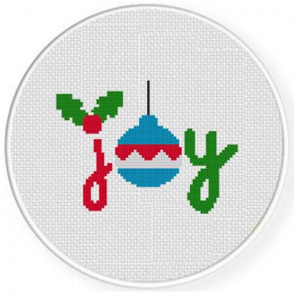 Christmas Joy Cross Stitch Pattern – Daily Cross Stitch