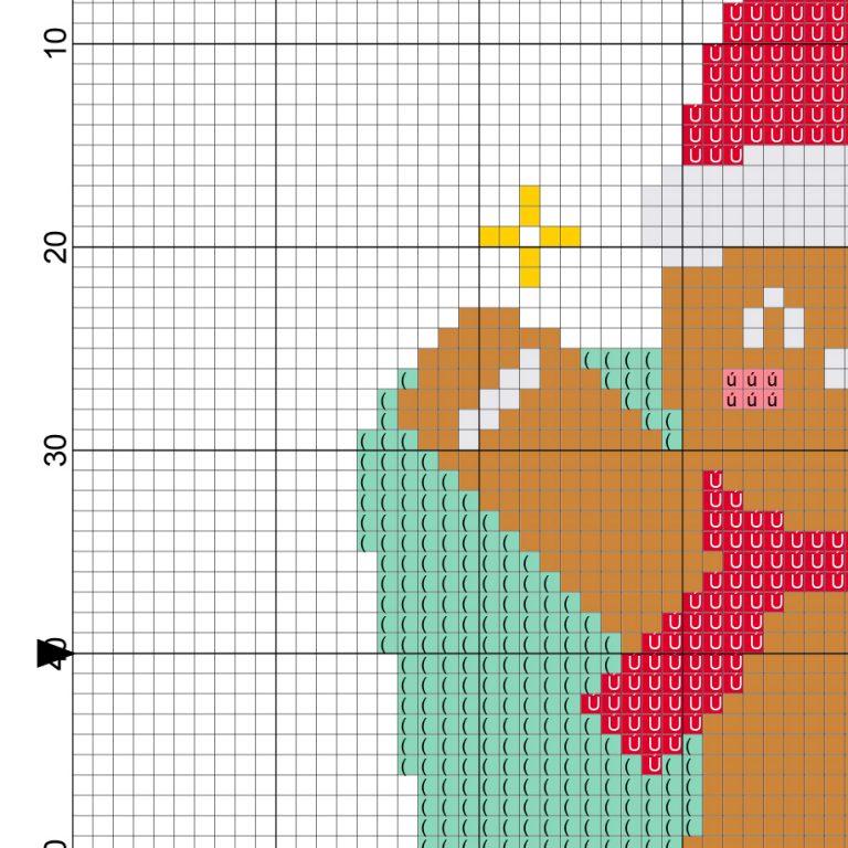 Merry Gingerbread Man Cross Stitch Pattern – Daily Cross Stitch