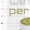 We are Perfect Matcha Cross Stitch Pattern – Daily Cross Stitch