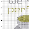 We are Perfect Matcha Cross Stitch Pattern – Daily Cross Stitch
