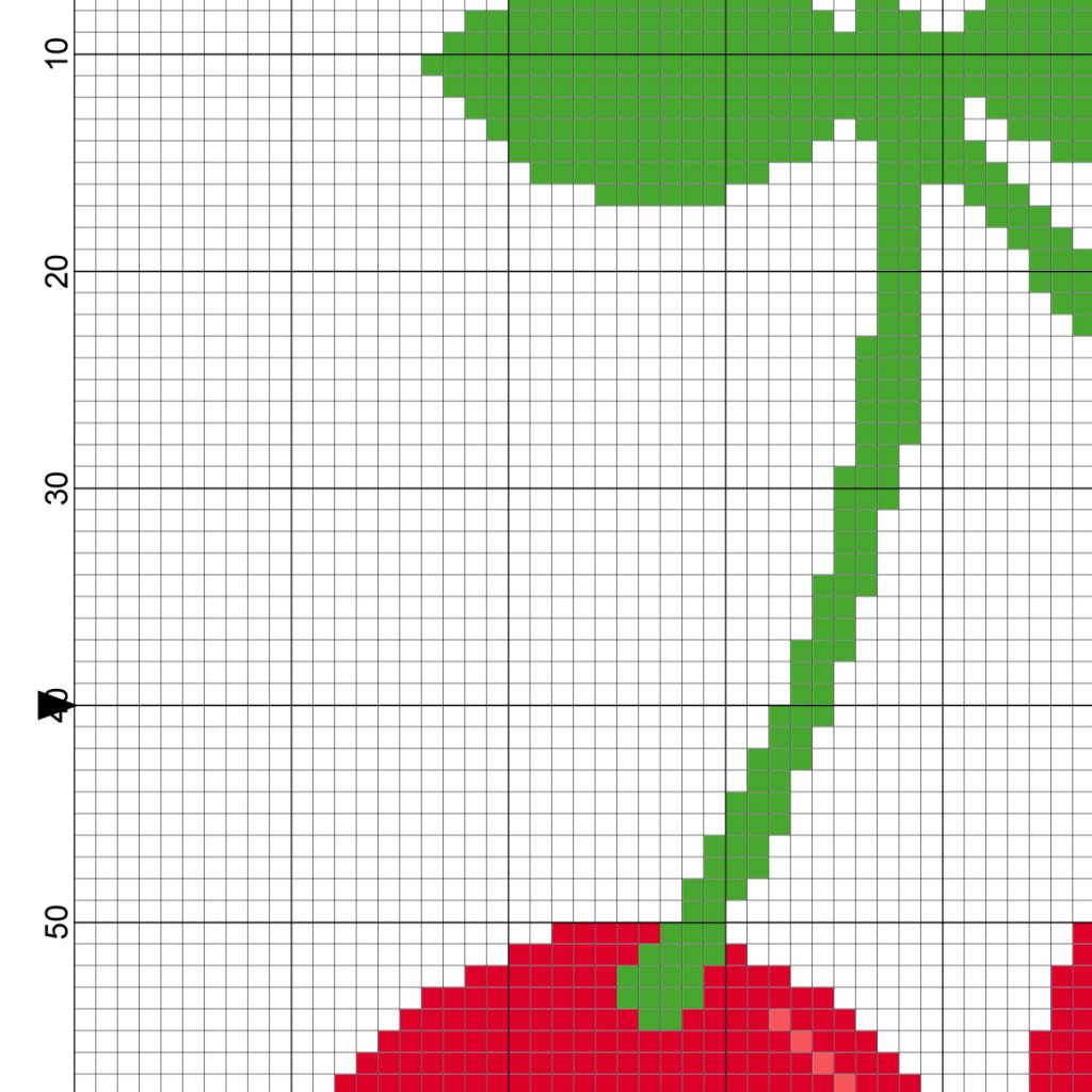 Love Cherry Cross Stitch Pattern – Daily Cross Stitch
