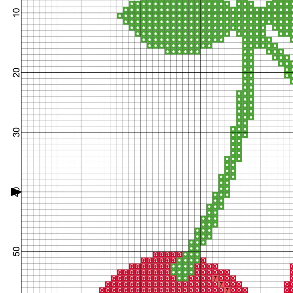 Love Cherry Cross Stitch Pattern – Daily Cross Stitch
