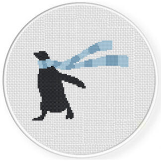 Penguin Scarf Cross Stitch Pattern – Daily Cross Stitch