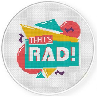 That’s Rad Cross Stitch Pattern – Daily Cross Stitch