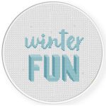 Winter Fun Cross Stitch Pattern – Daily Cross Stitch