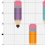 Colorful Pencil Cross Stitch Pattern – Daily Cross Stitch