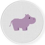 Cute Hippo Cross Stitch Pattern – Daily Cross Stitch