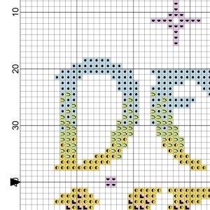 Death Metal Cross Stitch Pattern – Daily Cross Stitch