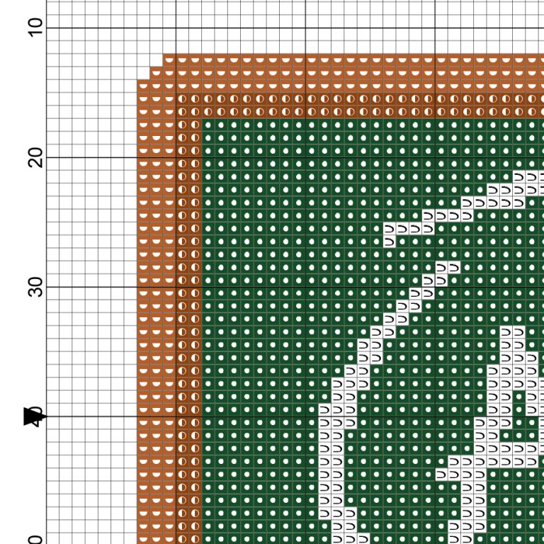 A+ Chalk Board Cross Stitch Pattern – Daily Cross Stitch