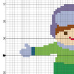 Snowboarding Kid Cross Stitch Pattern – Daily Cross Stitch