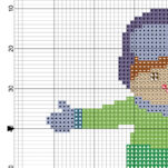 Snowboarding Kid Cross Stitch Pattern – Daily Cross Stitch