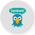 Squawk Cross Stitch Pattern – Daily Cross Stitch