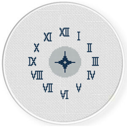 Clock Cross Stitch Pattern – Daily Cross Stitch