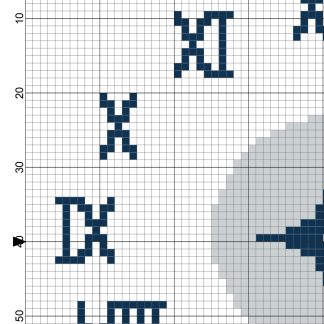 Clock Cross Stitch Pattern – Daily Cross Stitch