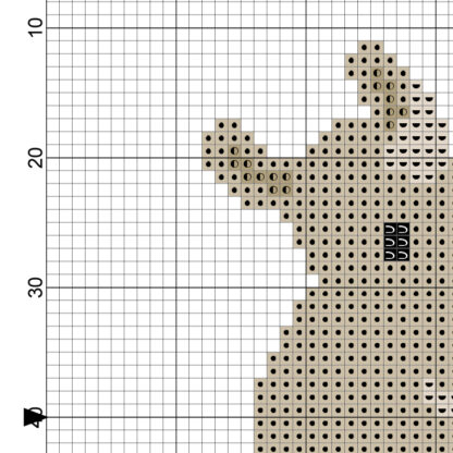 Fishing Rhino Cross Stitch Pattern – Daily Cross Stitch