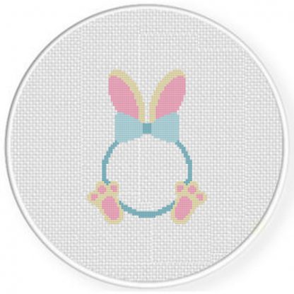 Bunny Frame Cross Stitch Pattern – Daily Cross Stitch